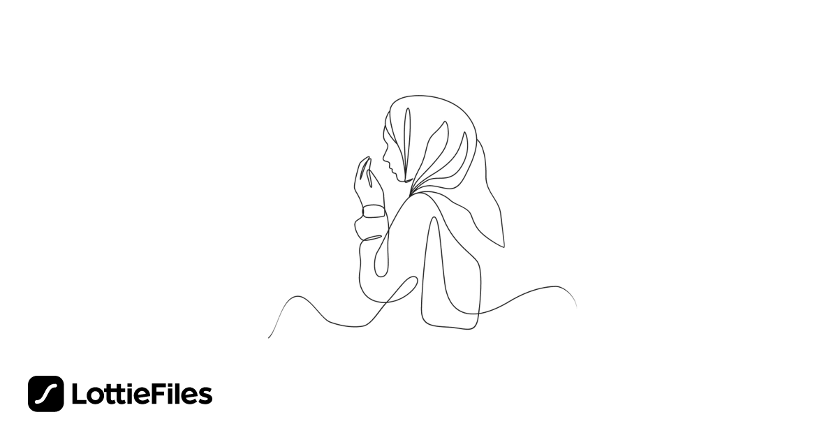 Free Muslim Woman Doing Pray, Namaz, Salath Animation by İbrahim Yıldız ...