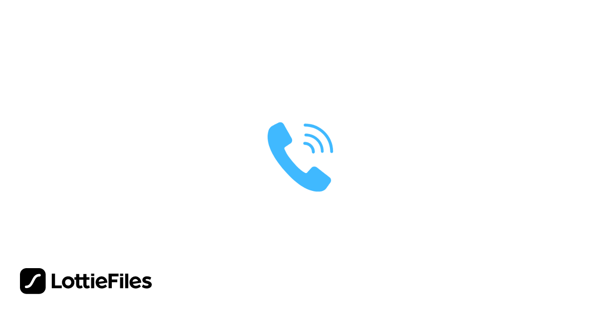 Free Telephone Animation by Dejan Grujičić | LottieFiles