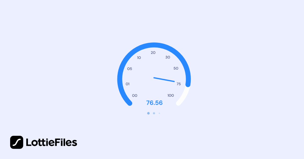 Free Speed Meter Animation by RAKIBUZZAMAN | LottieFiles