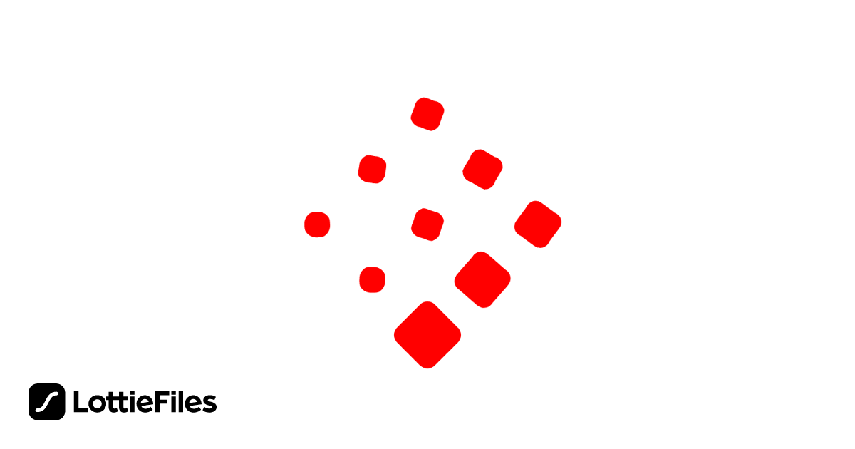 Free Square ball preloader Lottie JSON animation Animation by ...