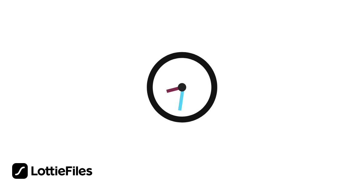 Free Working Hours Animation by Badri Narayanan | LottieFiles
