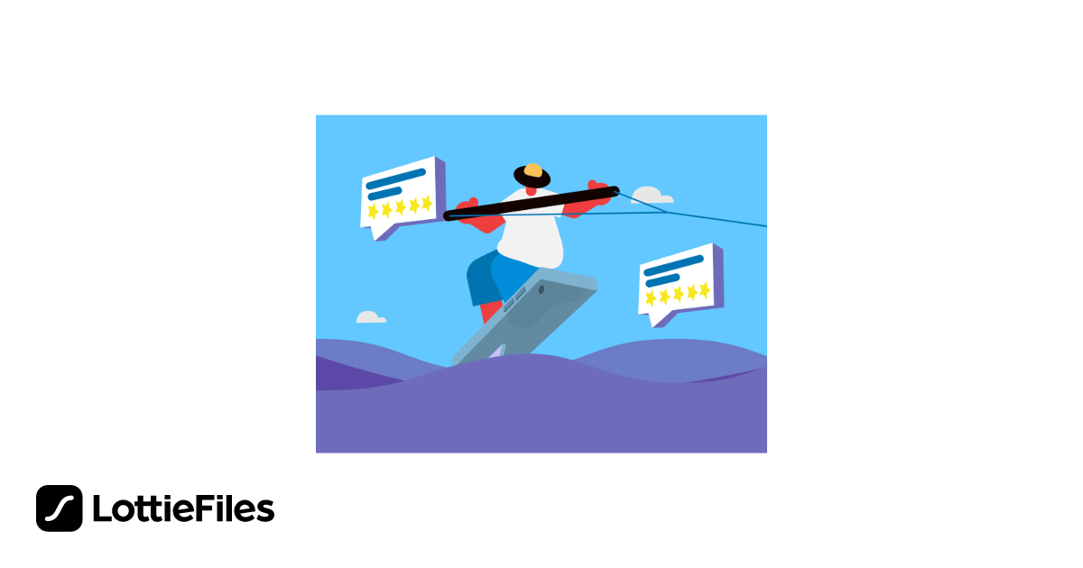 Free Surfing Animation by Sophía Ponce | LottieFiles