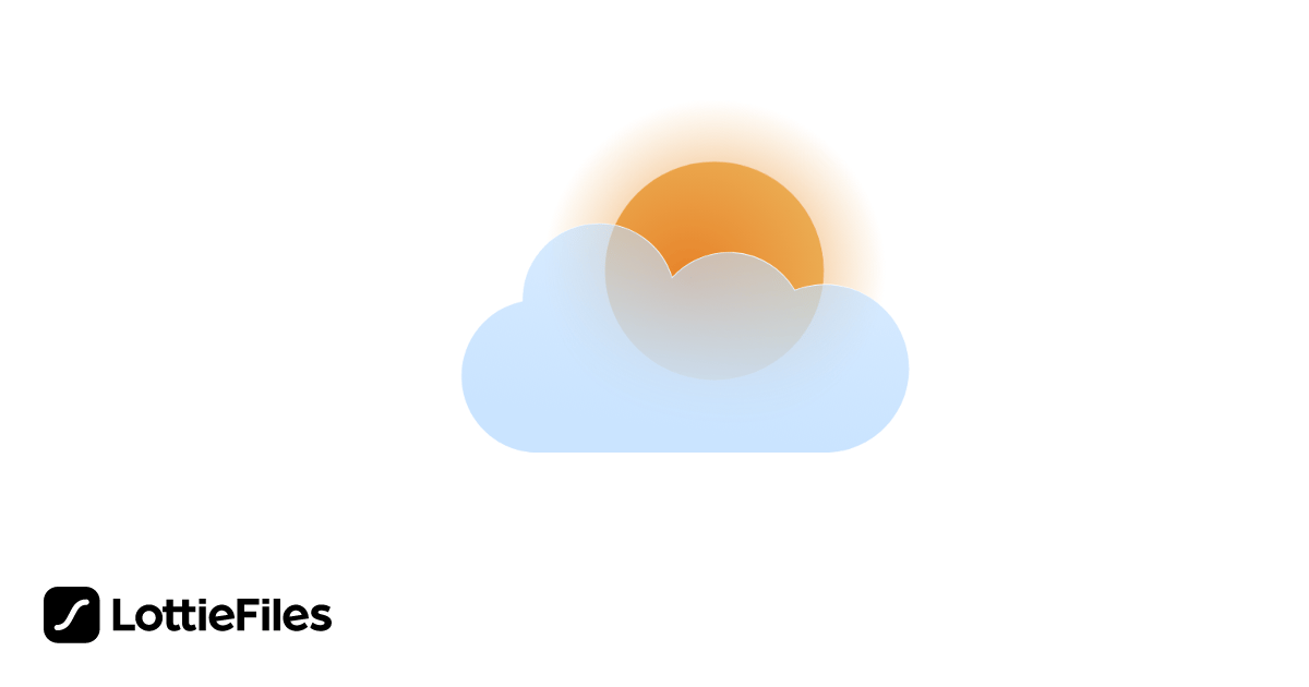 Free cloudy Animation by kelachak | LottieFiles