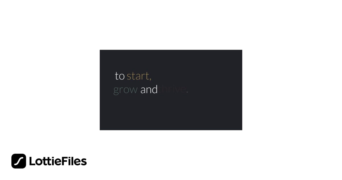 Free text animation Animation by junaid khatri | LottieFiles