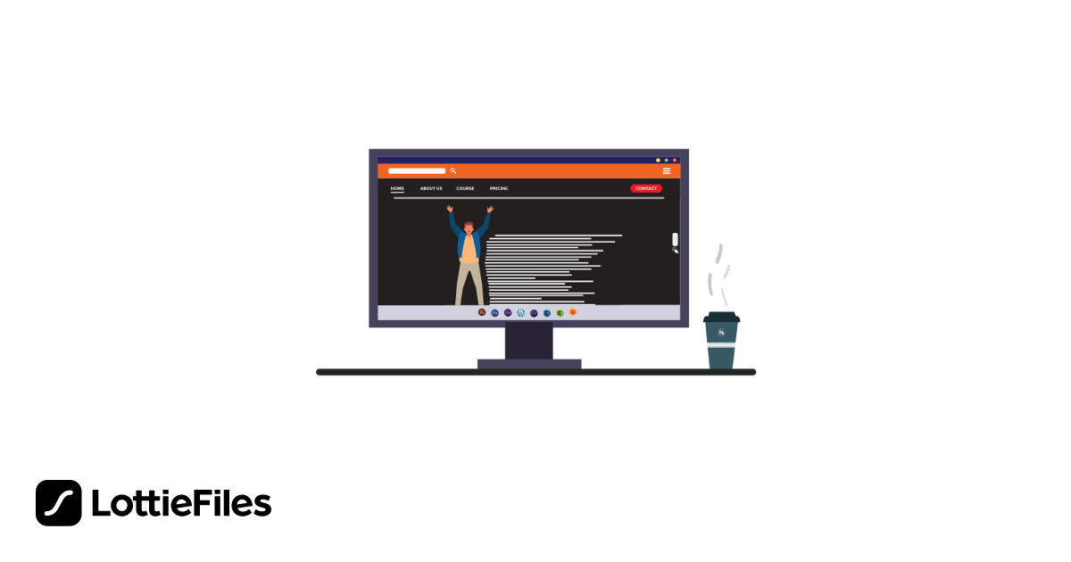 Free Website building lottie animation Animation by Hasib Iftekhar ...