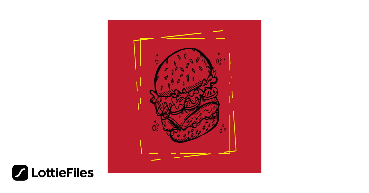 Free burger Animation by Saheb | LottieFiles