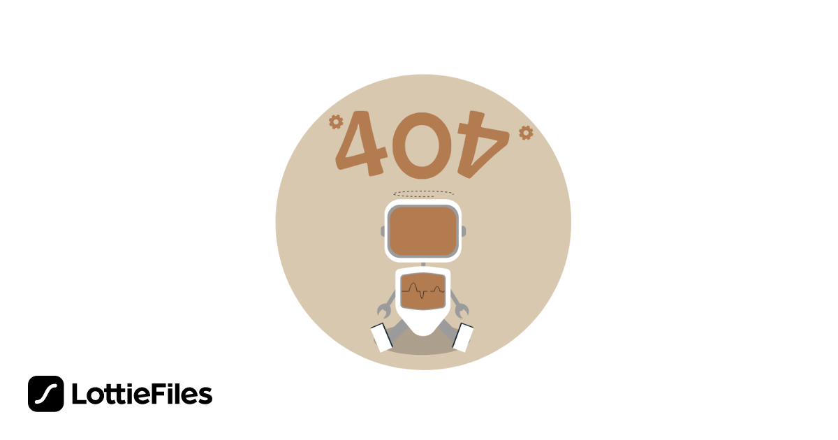 Free 404error Animation by Gabriel Lazarus | LottieFiles