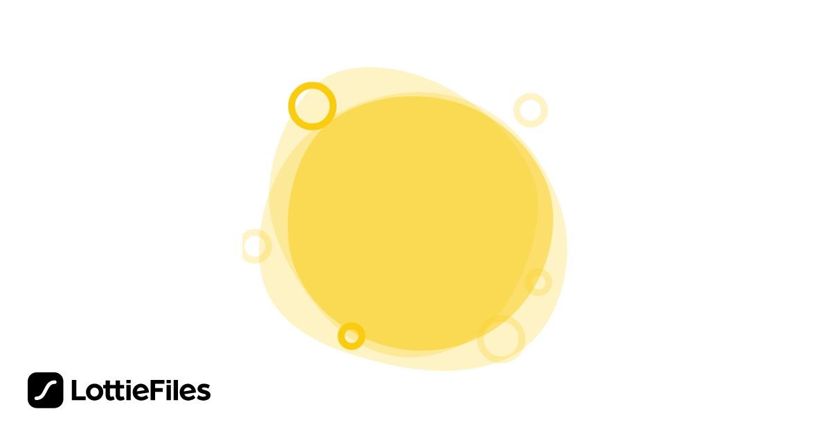 Free circle animated yellow Animation by Isaac | LottieFiles