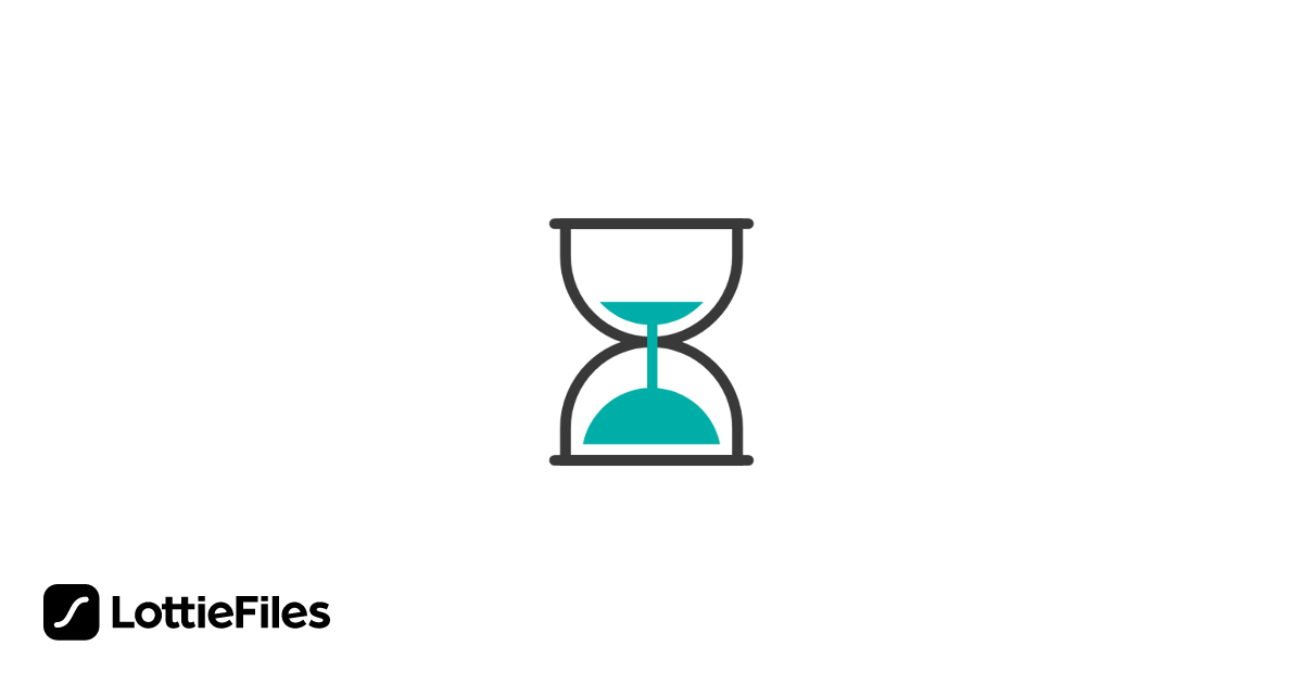 Free hourglass loading Animation by Merav Shaked | LottieFiles