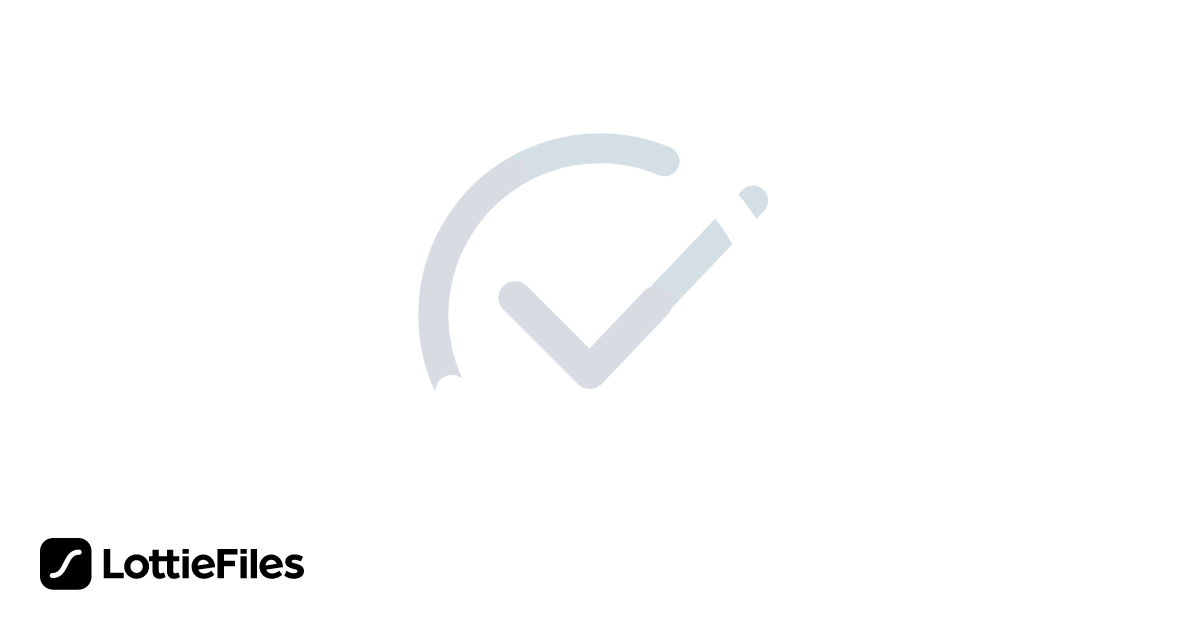 Free White Check Animation by Dominik | LottieFiles