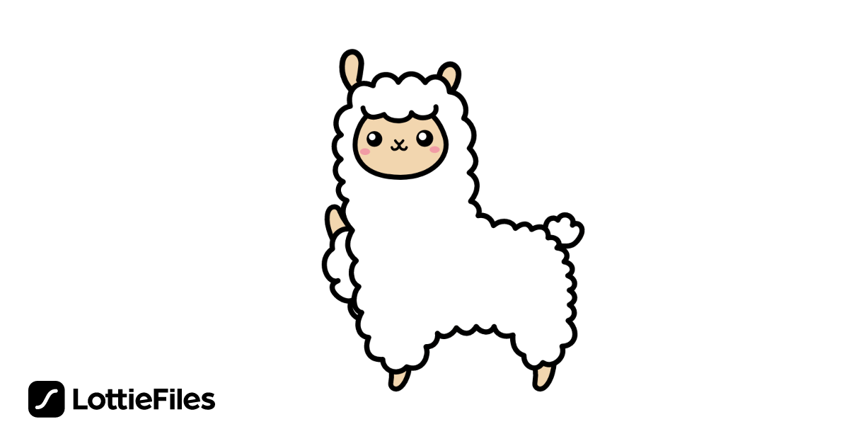 Free waving futupaca alpaca Animation by Eeva Nikkari | LottieFiles