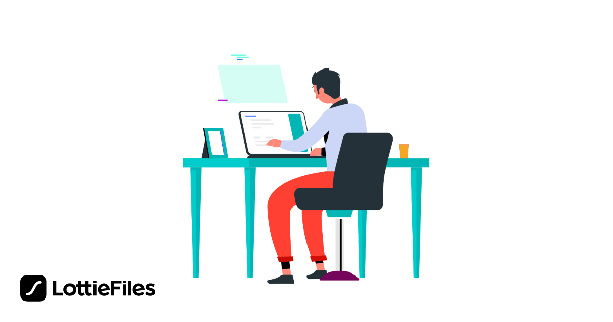 Free Developer cyan Animation by Lukas | LottieFiles