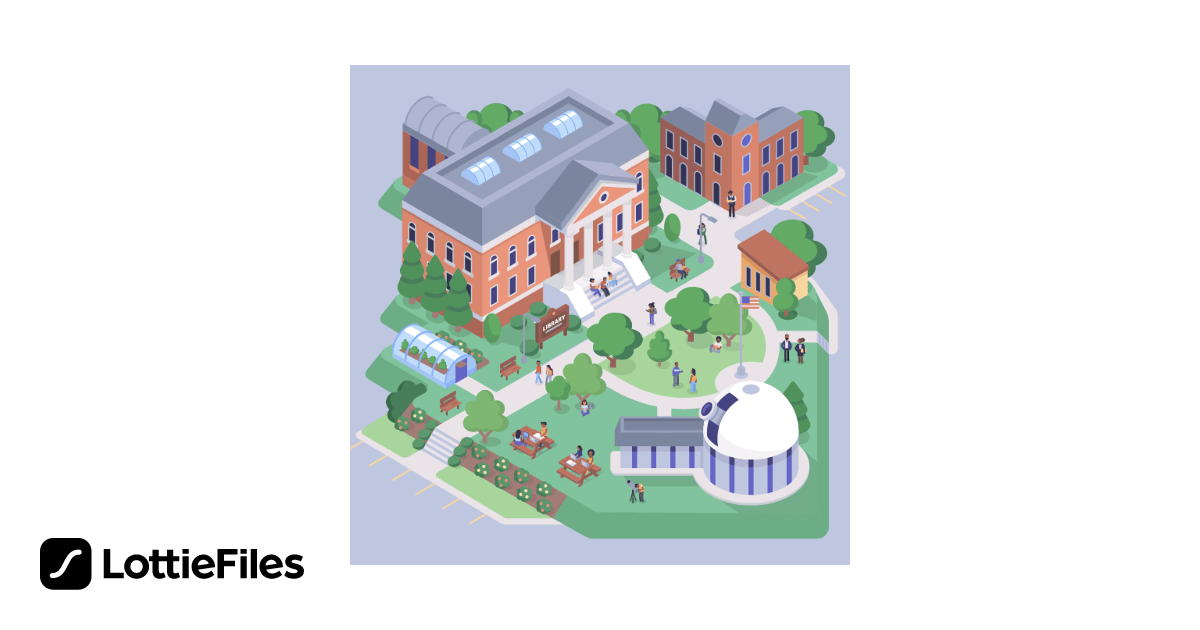 Free The Library Animation by Doug Fuchs | LottieFiles