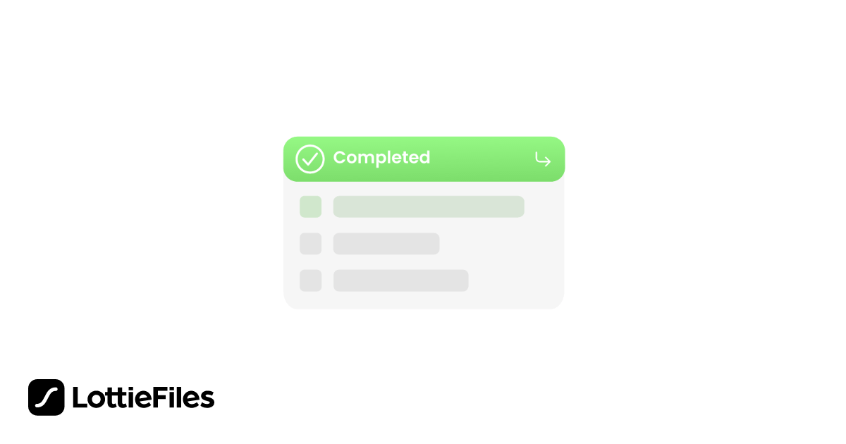 Free Completed Task Files Animation by Canberk | LottieFiles