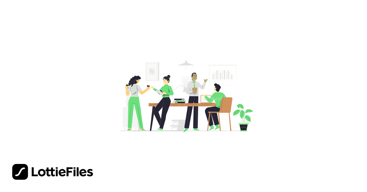 Free Green Teamwork Animation by Phuc Le | LottieFiles