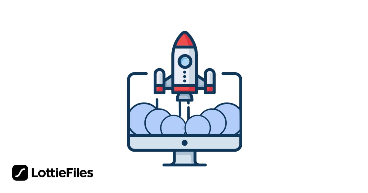 Free Startup Business_ Rocket launch animation for website Animation by ...