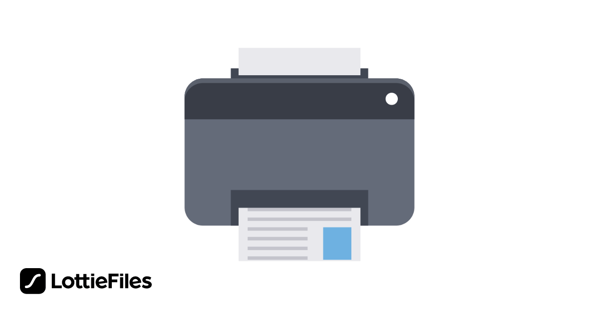 Free Printer paper print Animation by MD Abdur Rahim | LottieFiles