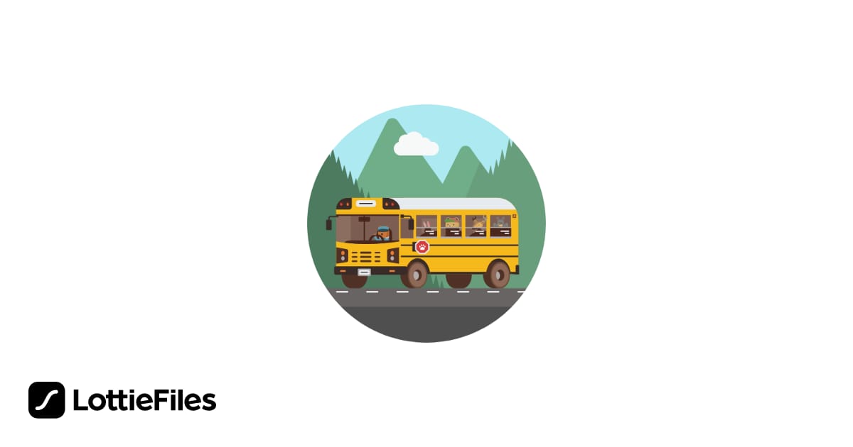 Free Summer Camp Animations - School Bus Animation by Bradley Conners ...