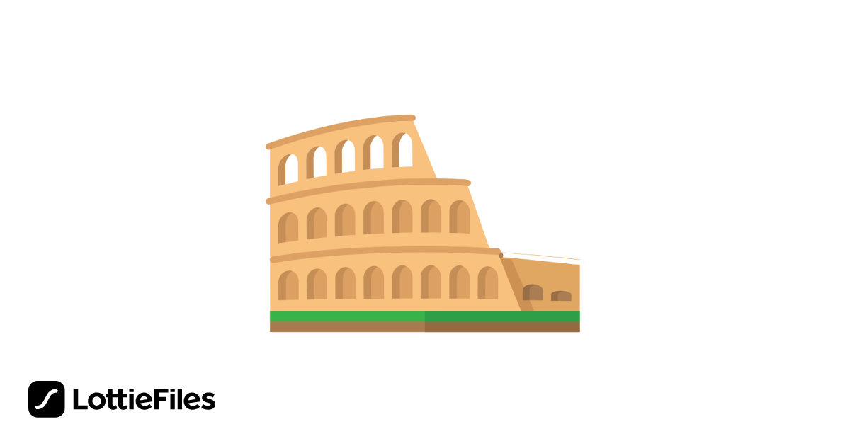 Free Colosseum Animation by Aexr Graphics | LottieFiles