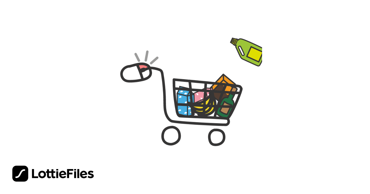 Free Shopping cart Animation by Sabine Thaler | LottieFiles