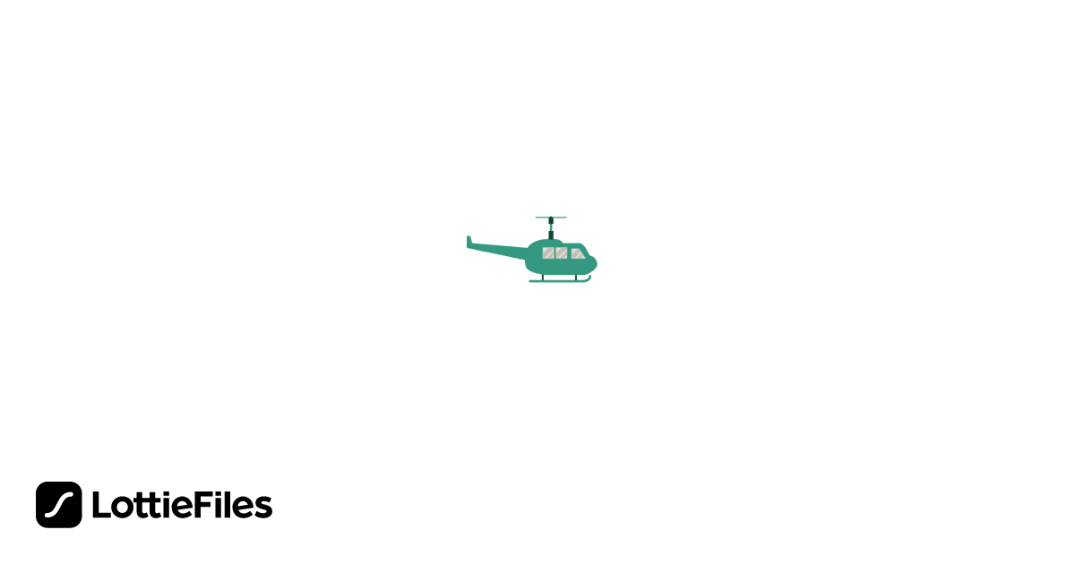 Free Helicopter Anim Animation by Abdul Rahman Hassan | LottieFiles