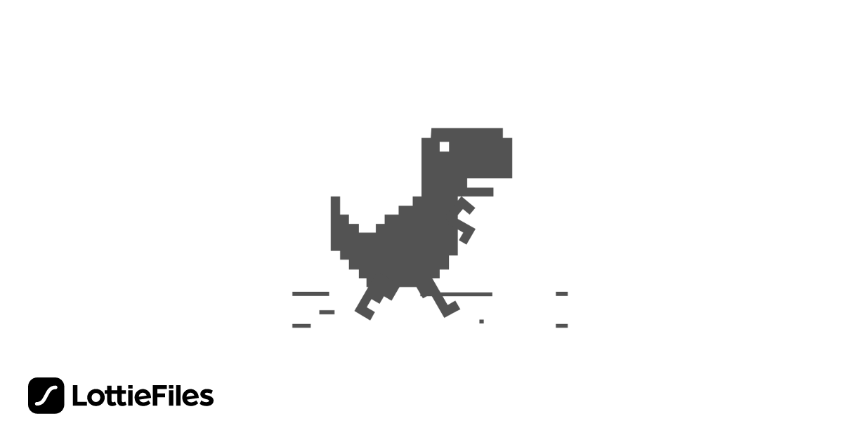 Free Run Rex Animation by Sean Bowles | LottieFiles