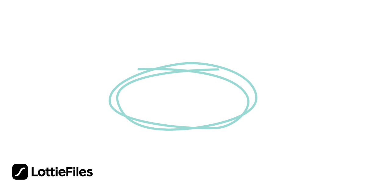 Free Drawn Circle - Teal Animation by Nzime | LottieFiles
