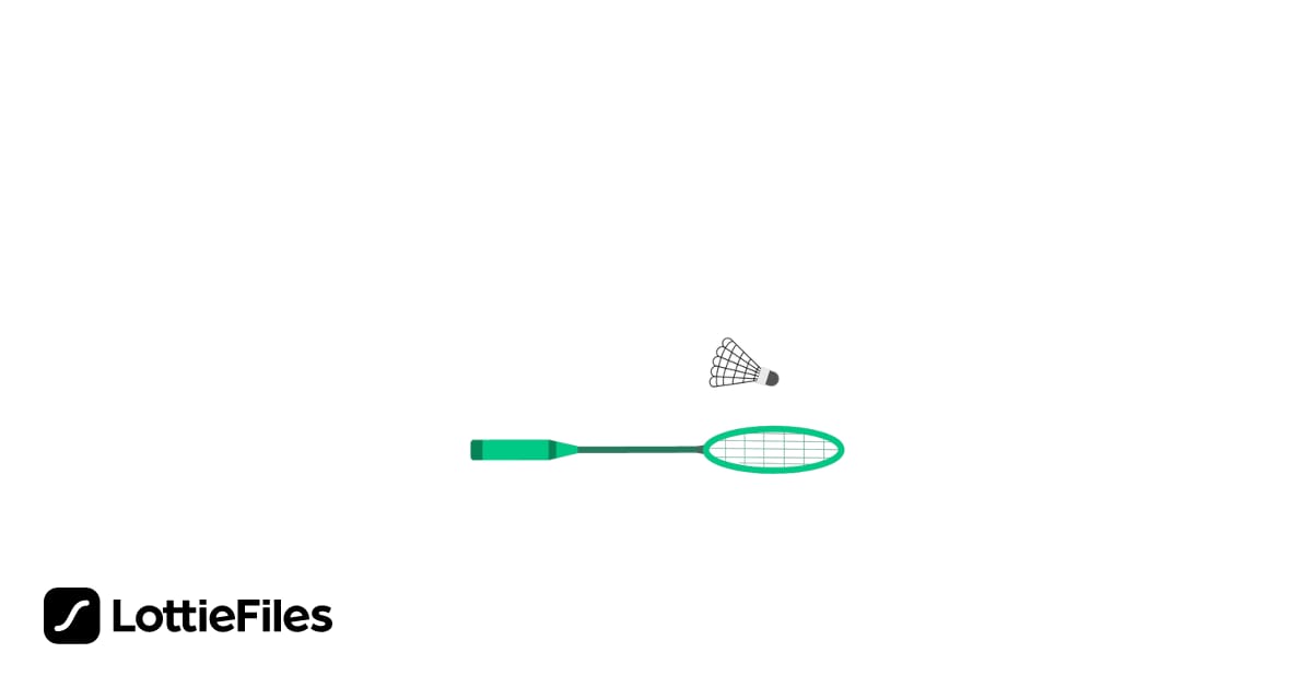 Free Badminton Animation Animation by S M Ringku | LottieFiles