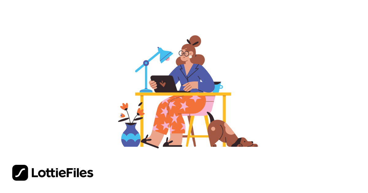 Free Working woman Animation by Suhayra Sarwar | LottieFiles