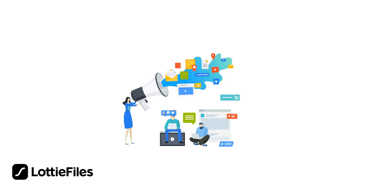 Free Digital Marketing Animation by Aexr Graphics | LottieFiles