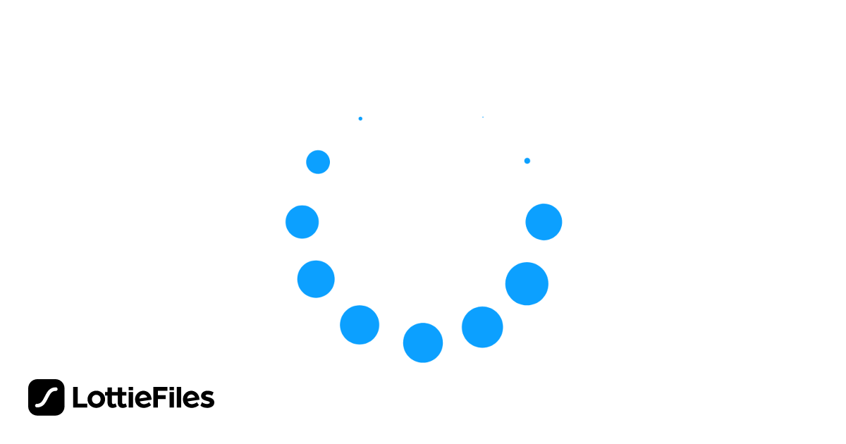 Free Loading Circle With Dots Animation by Vincenzo Imbimbo | LottieFiles