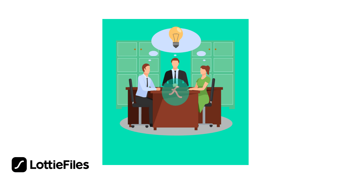 Free Group discussion Lottie JSON animation Animation by Tinymotion ...