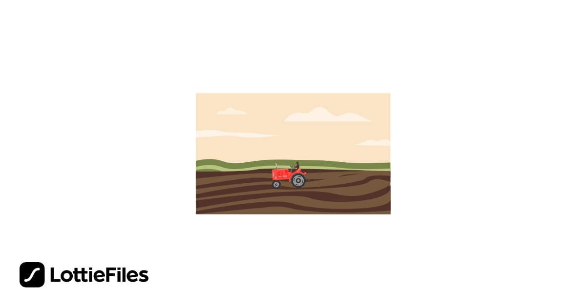 Free Tractor Animation by Krishnamoorthy Ramasamy | LottieFiles