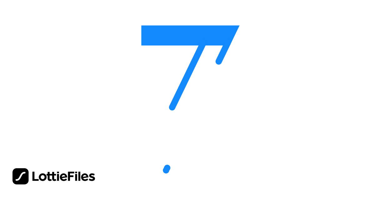 Free Number 7 animate Animation by vik4graphic | LottieFiles