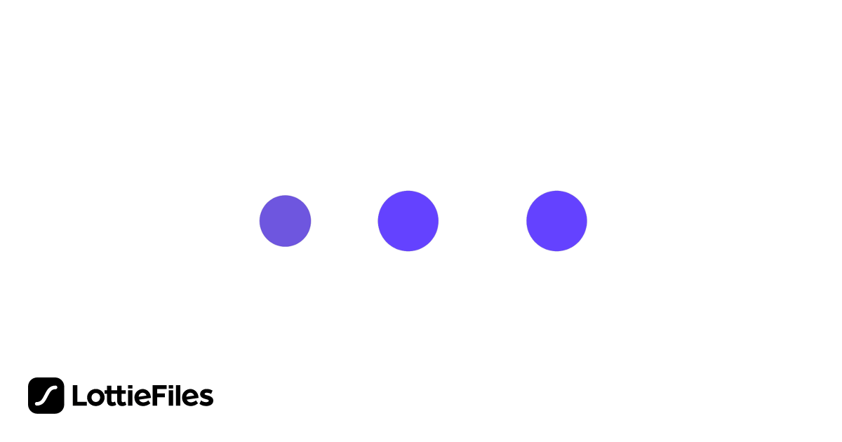 Free loading_dots_slow Animation by Chris Mejia | LottieFiles