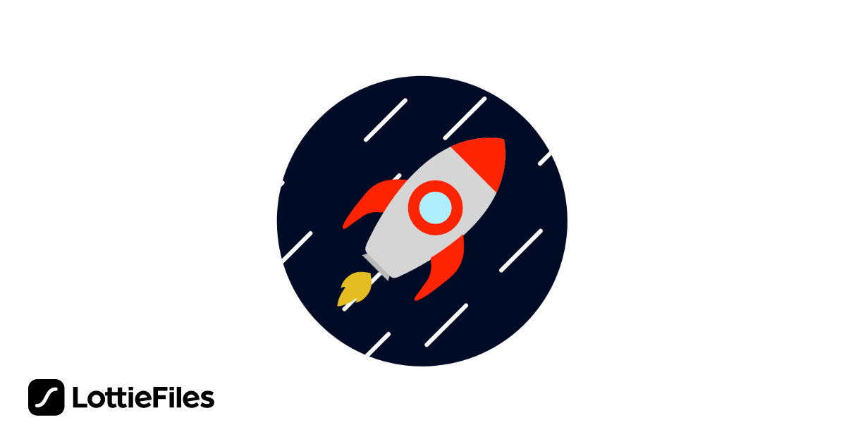 Free Space Rocket Animation by Brian Karungani | LottieFiles