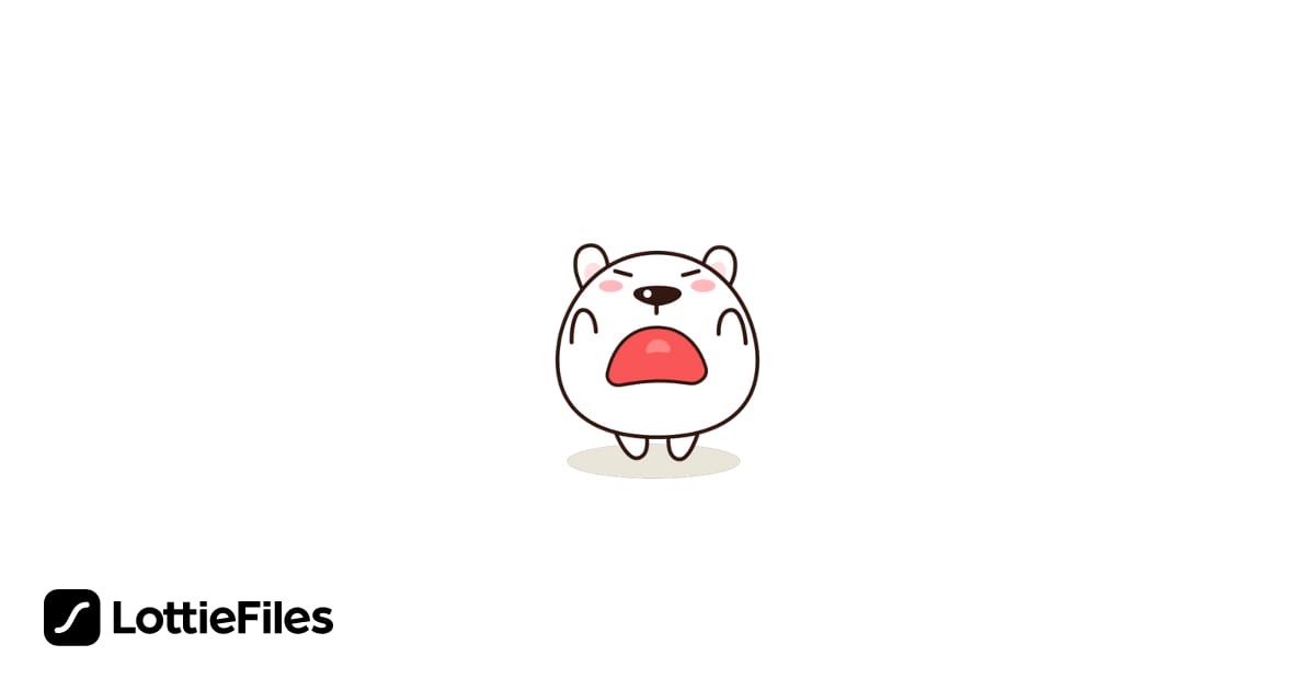 Free Kawaii animals crying Animation by Abdul Latif | LottieFiles