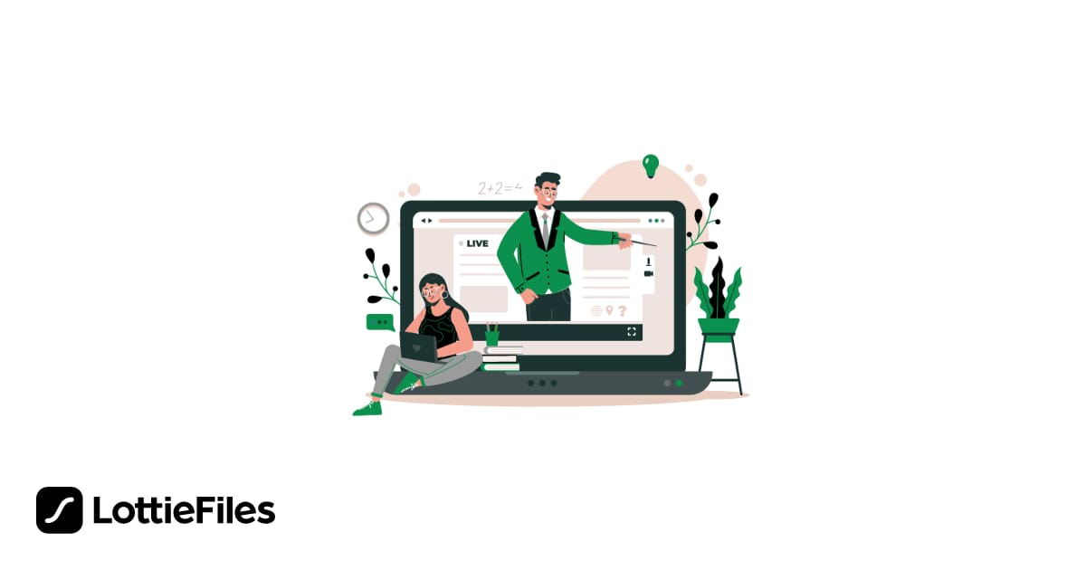 Free Online Learning Animation by Anum Zaidi | LottieFiles