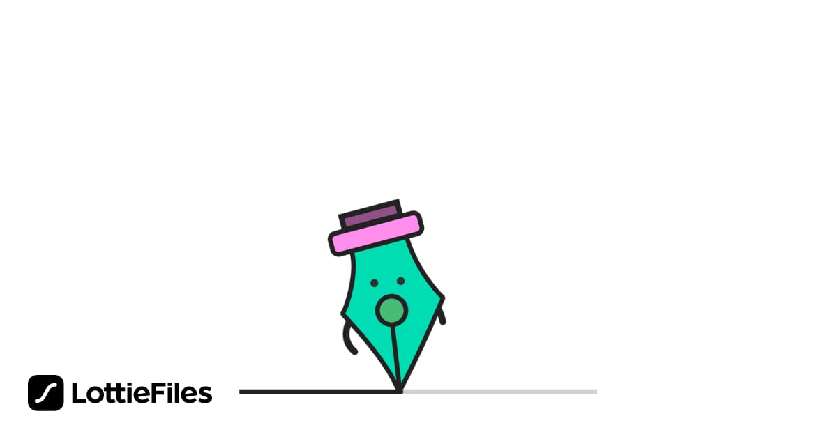 Free Ink Pen Animation by Tanjil Mahmud | LottieFiles