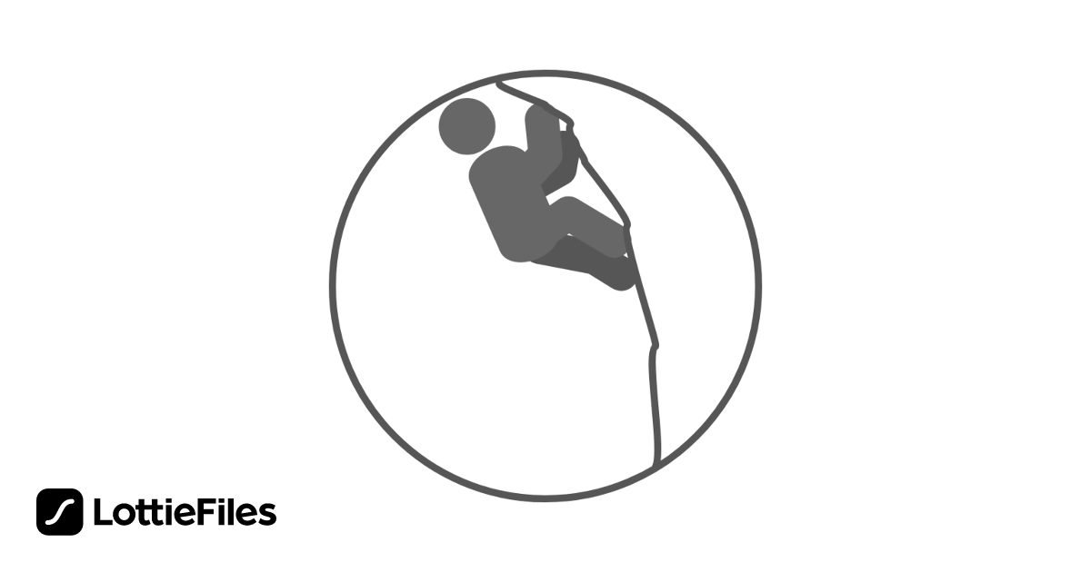 Free Rock Climbing Animation by Amos Gyamfi | LottieFiles