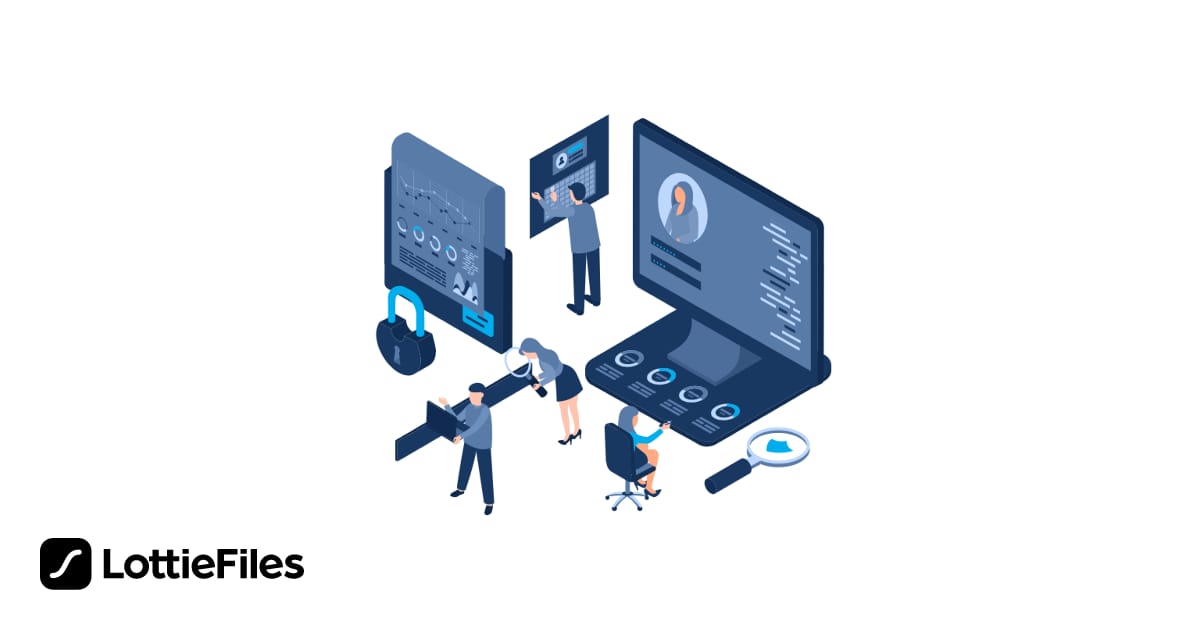 Free Data Management Animation by Lee | LottieFiles