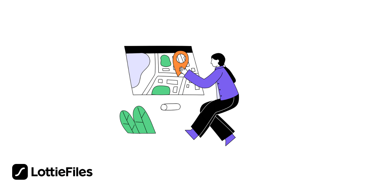Free Location Character Animation Animation by Hassan Horbane | LottieFiles