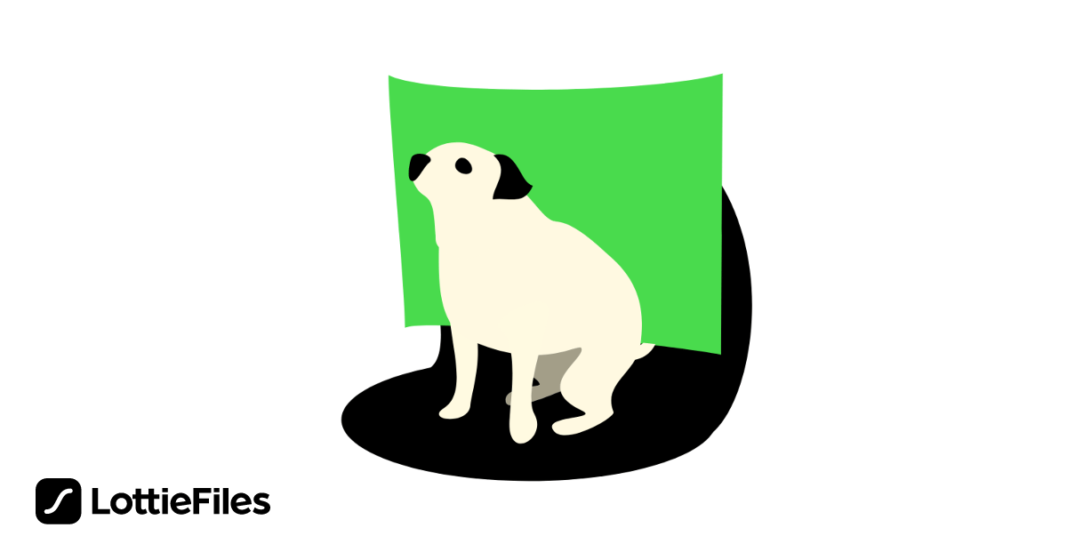 Free "Dancing" dog Animation by Eugene Croquette | LottieFiles