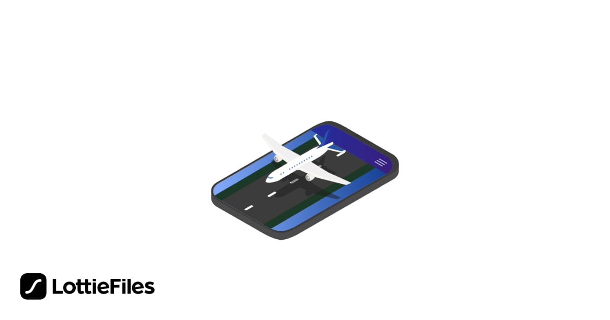 Free Isometric plane Animation by Artur Romanov | LottieFiles