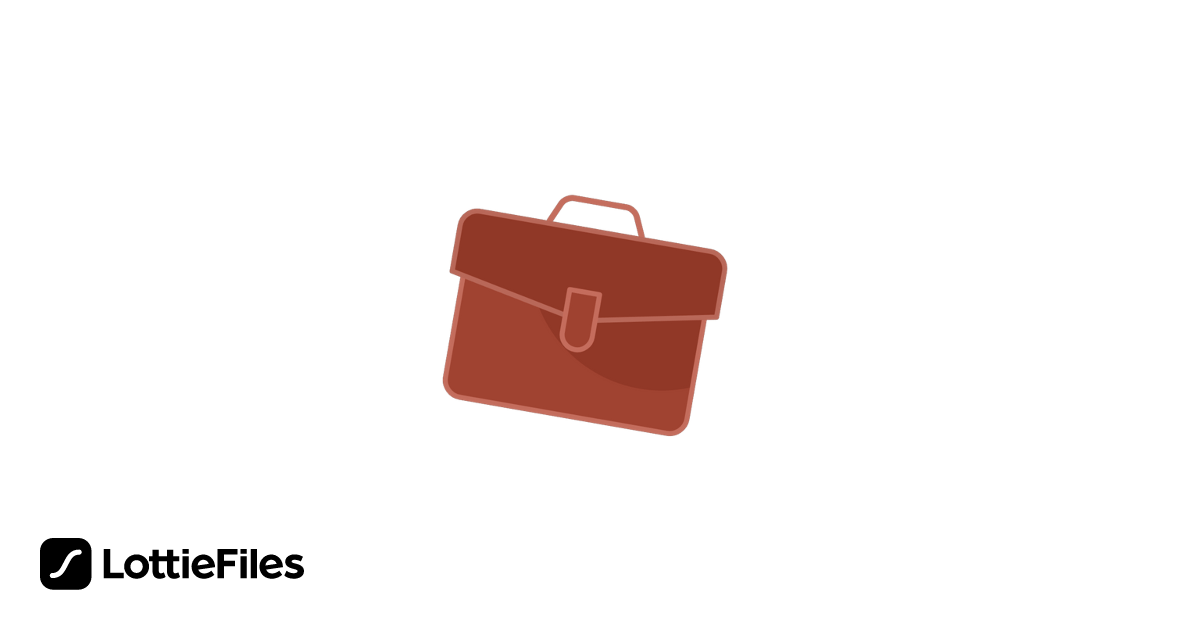 Free Briefcase Animation by Flow Zone | LottieFiles