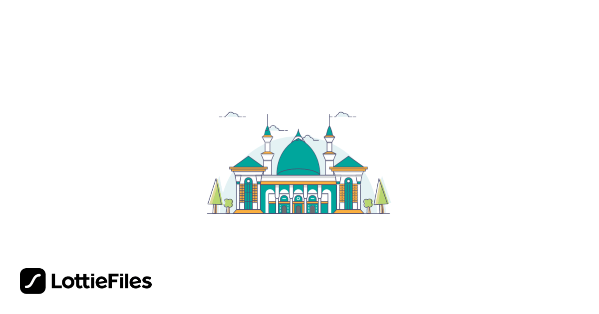 Free Mosque Animation Animation by Abdul Latif | LottieFiles