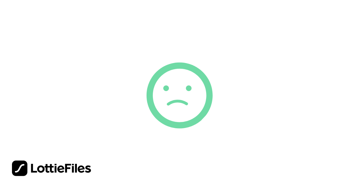 Free Sad Face Animation by SOUMYA SAHOO | LottieFiles