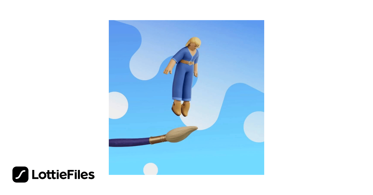 Free 3D Character Jumping from Art Animation by Irfan Munawar | LottieFiles