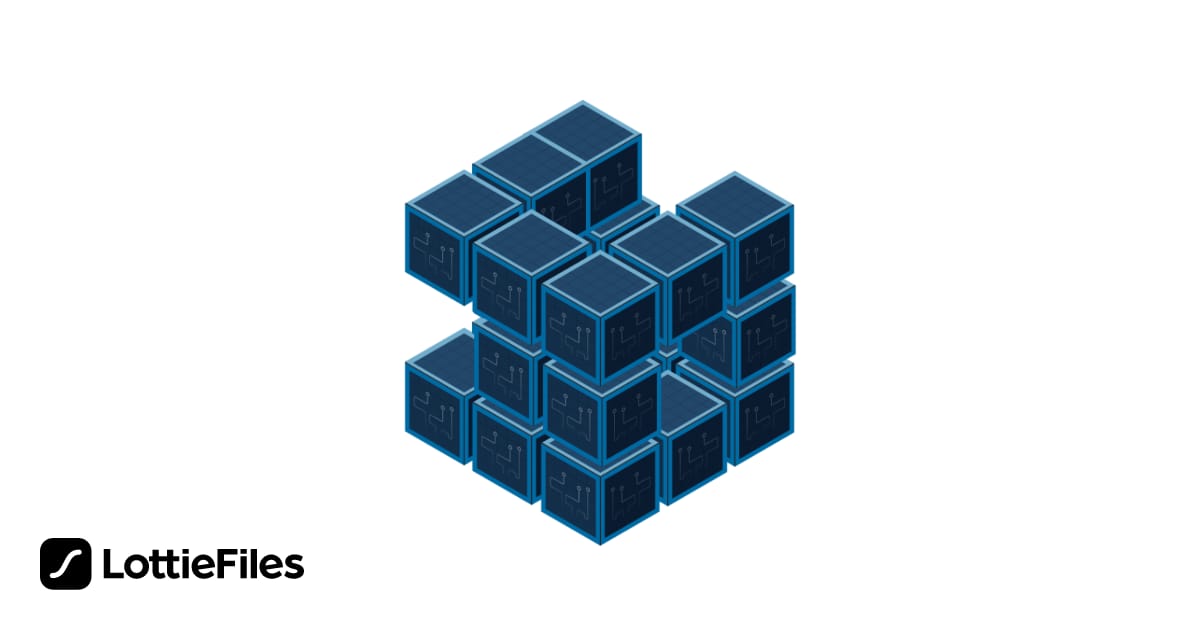 Free Blockchain Animation 2 Animation by Isa Kadriu | LottieFiles