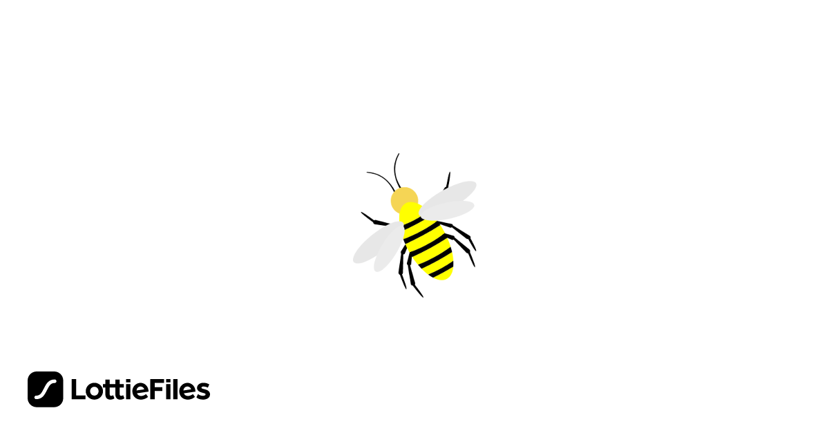 Free bee flying Animation by chris cw | LottieFiles